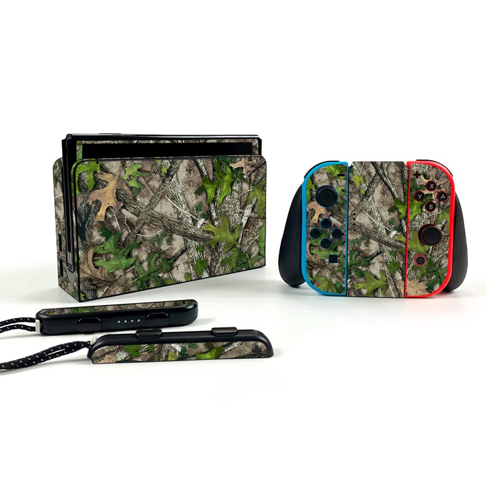 MightySkins Skin Compatible with Nintendo Switch OLED - HTC Green | Protective,Durable,and Unique Vinyl Decal wrap Cover | Easy to Apply,Remove,and Change Styles |,NISWIOL-HTC Green