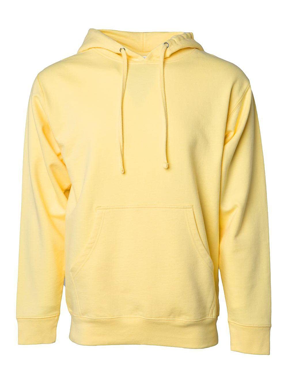 Independent Trading Co. - Midweight Hooded Sweatshirt - SS4500 - M - Light Yellow