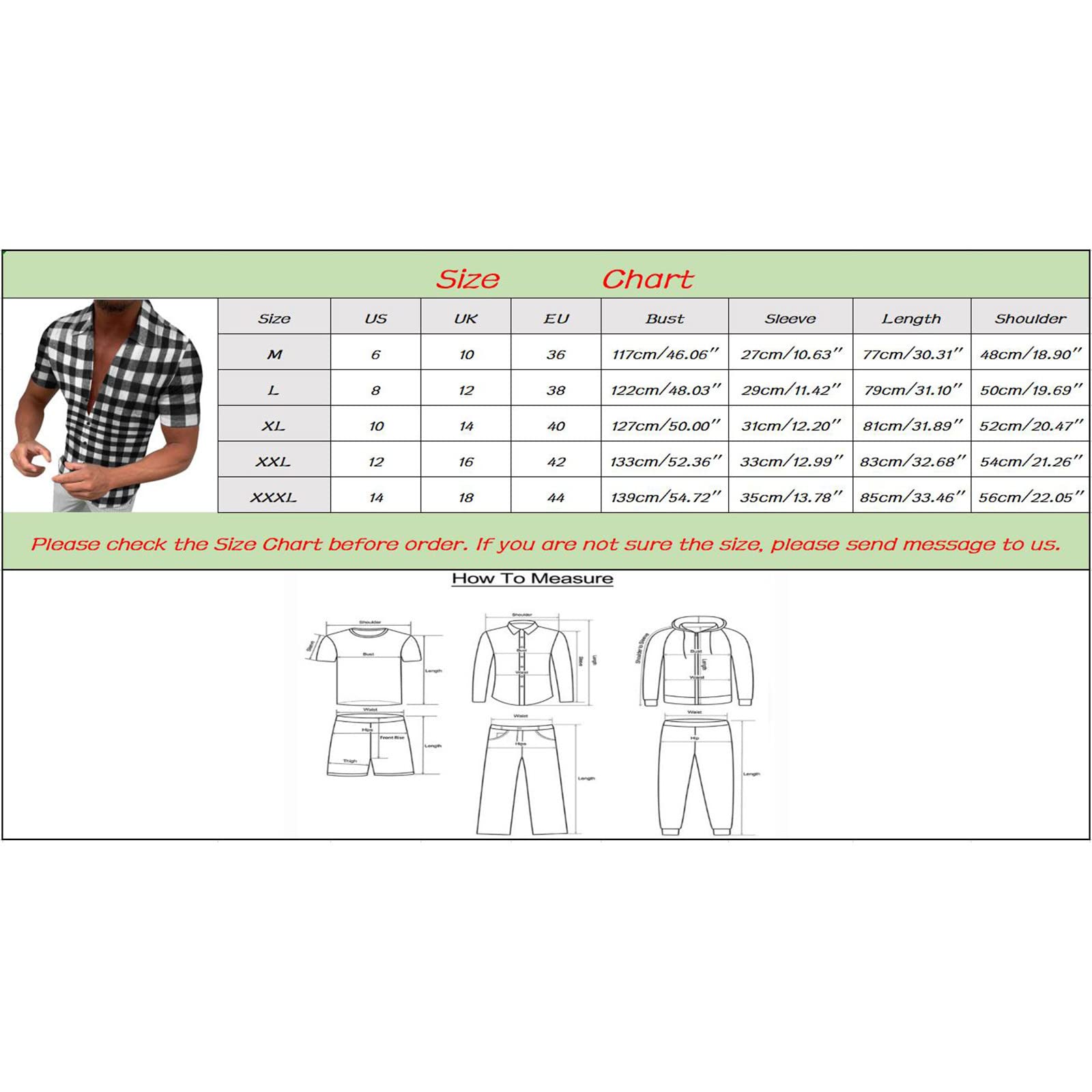 Burband Mens Fashion Short Sleeve Flannel Shirts Slim Fit Causal Button Down Plaid Designer Shirts Camisas de Hombre Red