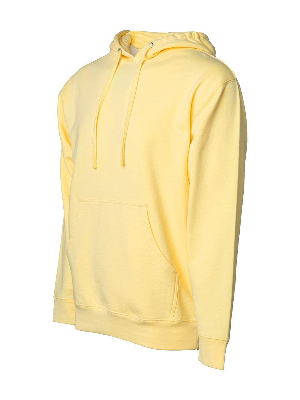 Independent Trading Co. - Midweight Hooded Sweatshirt - SS4500 - M - Light Yellow