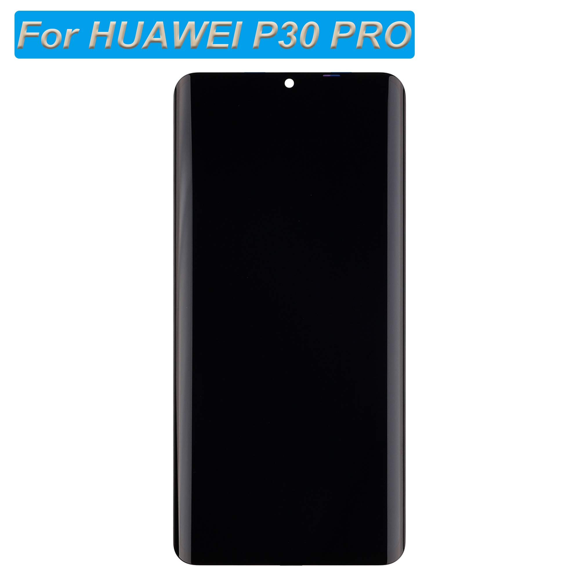 E-yiiviil LCD Display Compatible with Huawei P30 Pro VOG-L29, VOG-L09 6.47" LCD Display Touch Screen Assembly with Tools