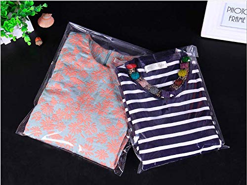 15β x 20β Clear Cellophane Bags Resealable Plastic OPP Bags Self Seal Poly Bags for Apparel,Party Wedding Gift Bags (15X20 inch(100Pcs)
