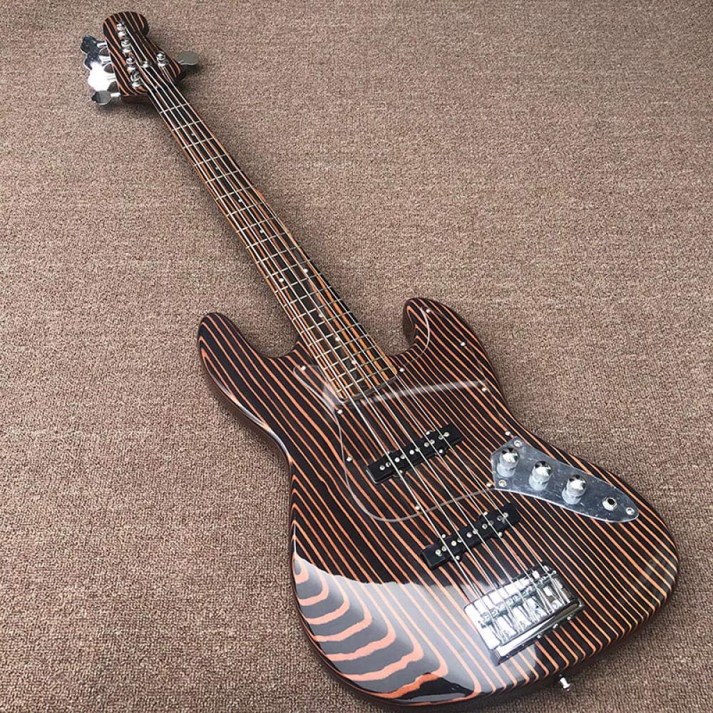 LYNLYN Guitars 5 String Electric Bass Guitar Wood Body and Bass Guitar Acoustic Steel String Guitars Electric Guitar (Color : Bass, Size : 43 inches)