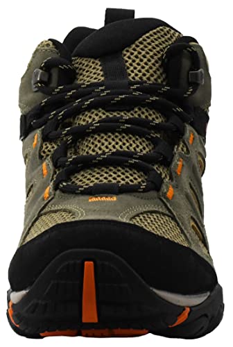 Merrell Men's Yokota 2 Mid Waterproof Hiking Boot, Olive/Herb, 11.5 M