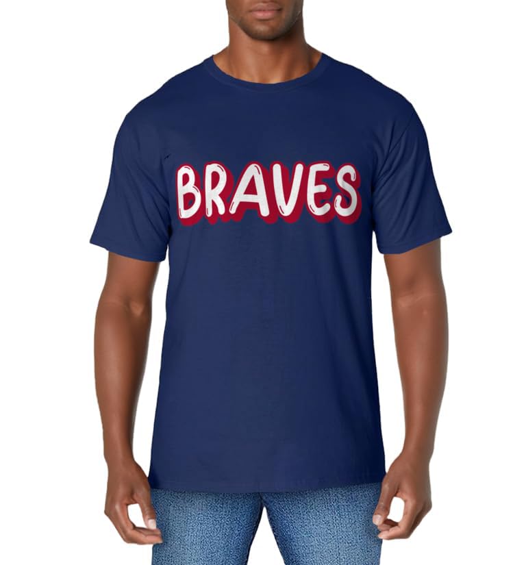 Vintage Braves Shirt Retro Throwback T-Shirt