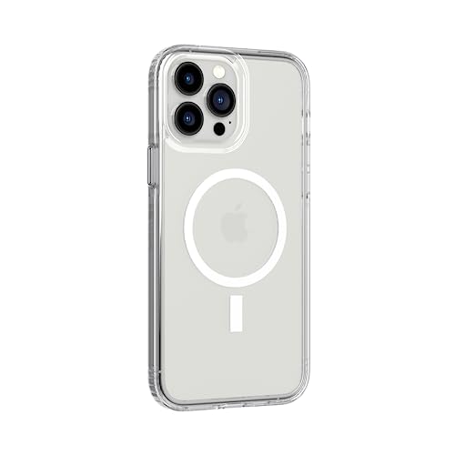 Tech21 Evo Clear Compatible with MagSafe Case for iPhone 13 Pro Max -Transparent Phone Case with 12ft Multi-Drop Protection