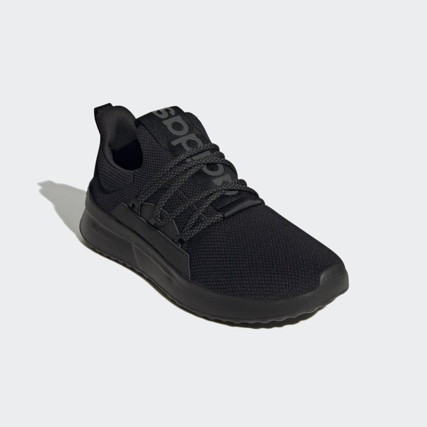 adidas Men's Lite Racer Adapt 5.0 Running Shoe, Black/Black/Grey, 8.5