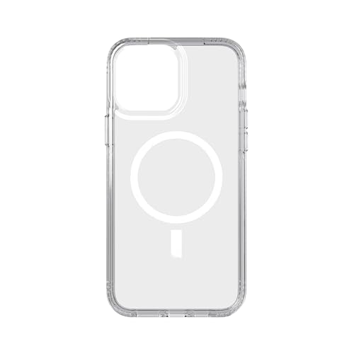 Tech21 Evo Clear Compatible with MagSafe Case for iPhone 13 Pro Max -Transparent Phone Case with 12ft Multi-Drop Protection
