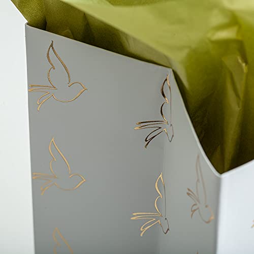 Day Spring Cards Confirmation Communion Gold Cross Medium Gift Bag
