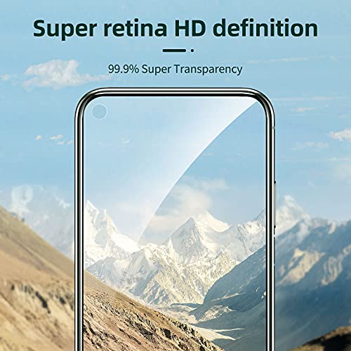 NEW'C 3 Pack Designed for Huawei P40 Lite 5G, [Not for Huawei P40 Lite 4G] Anti-Scratch Screen Protector Tempered Glass, Case Friendly Anti Scratch Bubble Free Ultra Resistant