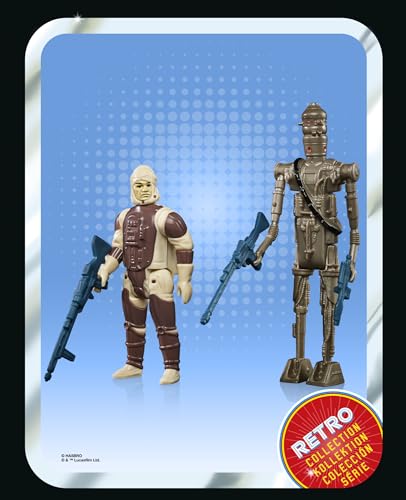 STAR WARS Retro Collection Special Bounty Hunters 2-Pack Dengar & IG-88 Toys 3.75-Inch-Scale The Empire Strikes Back Figures (Amazon Exclusive)