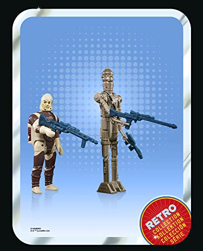 STAR WARS Retro Collection Special Bounty Hunters 2-Pack Dengar & IG-88 Toys 3.75-Inch-Scale The Empire Strikes Back Figures (Amazon Exclusive)