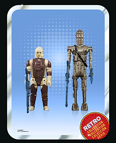 STAR WARS Retro Collection Special Bounty Hunters 2-Pack Dengar & IG-88 Toys 3.75-Inch-Scale The Empire Strikes Back Figures (Amazon Exclusive)