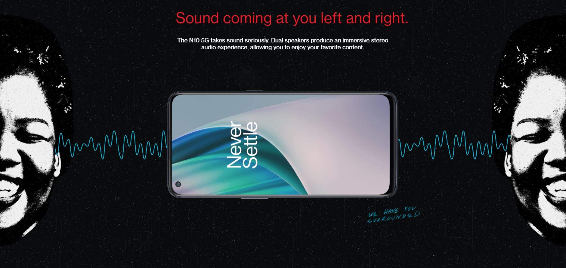 OnePlus Nord N10 5G Unlocked, Midnight Ice, 6GB RAM + 128GB storage, US Version (Renewed)