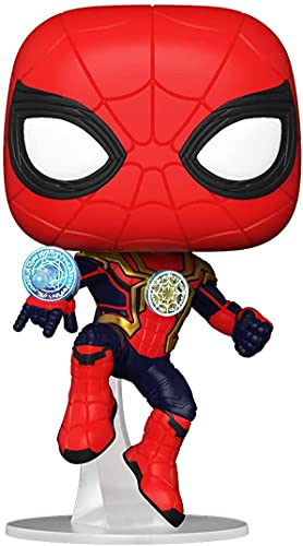 Pop! Marvel: Spider-Man: No Way Home - Spider-Man in Integrated Suit (Bundled with Compatible Pop Box Protector Case)