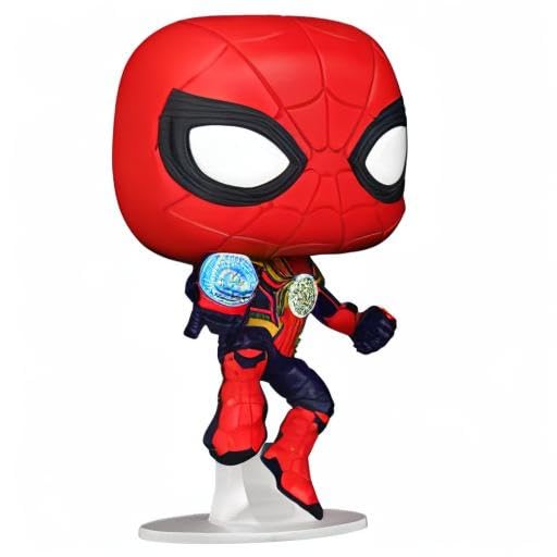 Pop! Marvel: Spider-Man: No Way Home - Spider-Man in Integrated Suit (Bundled with Compatible Pop Box Protector Case)