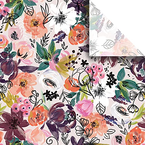 Jillson Roberts Bulk 240 Sheet-Count 20" x 30" Premium Printed Tissue Paper, Twig & Twine
