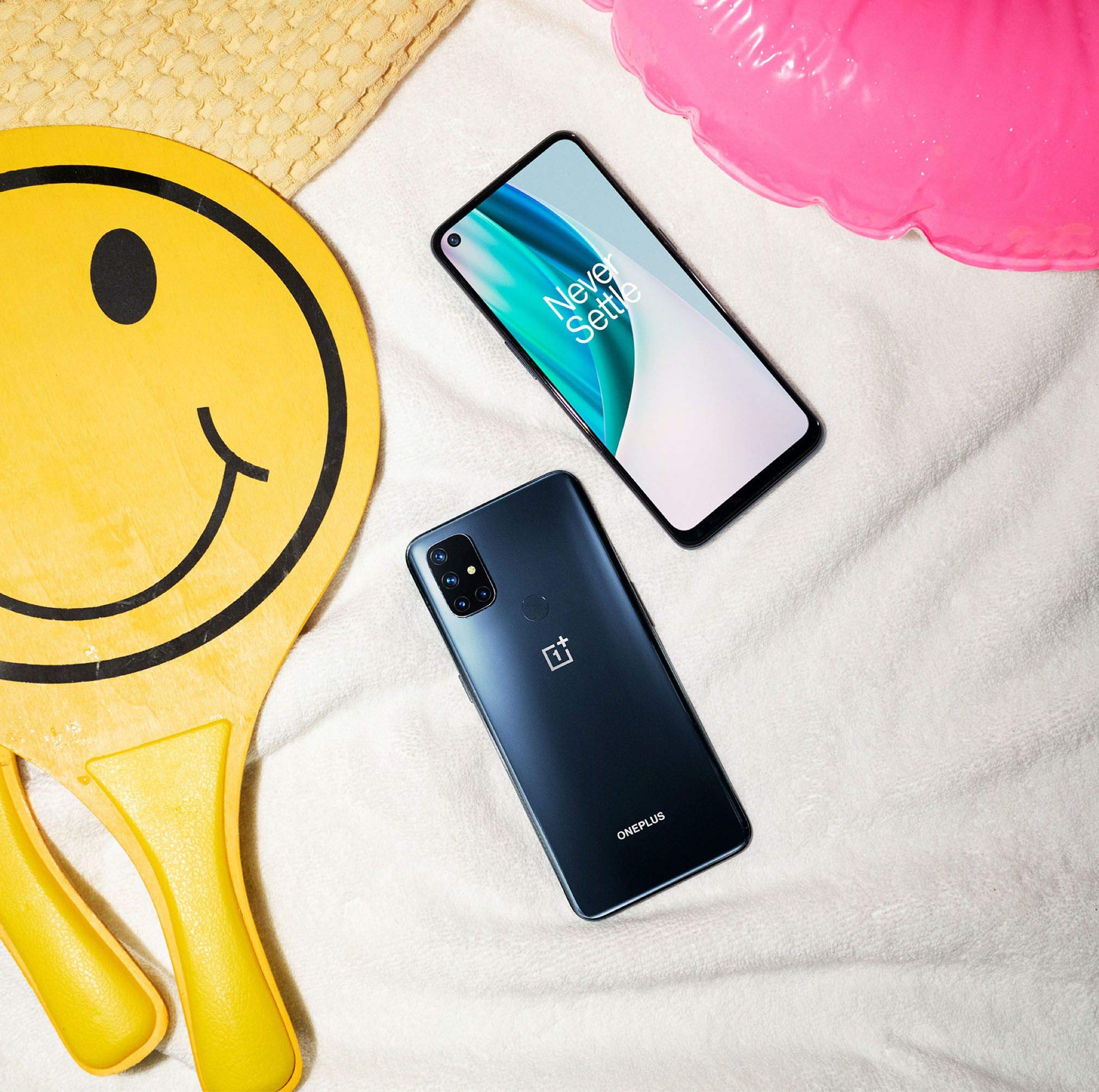 OnePlus Nord N10 5G Unlocked, Midnight Ice, 6GB RAM + 128GB storage, US Version (Renewed)