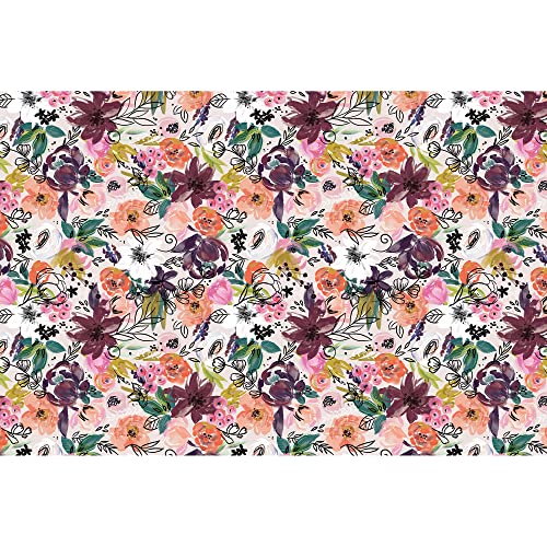 Jillson Roberts Bulk 240 Sheet-Count 20" x 30" Premium Printed Tissue Paper, Twig & Twine