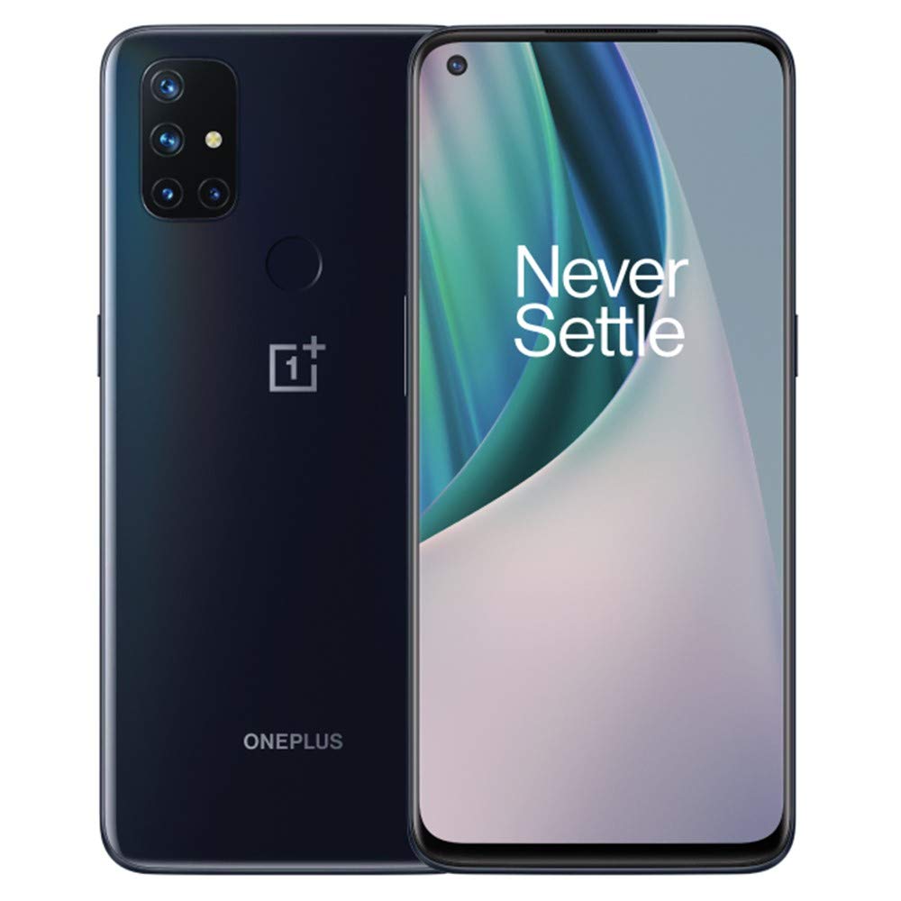 OnePlus Nord N10 5G Unlocked, Midnight Ice, 6GB RAM + 128GB storage, US Version (Renewed)