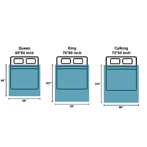 BEDHOURS Queen Comforter Set-3 Pieces Cooling Down Alternative Queen Size-All Season Reversible Comforter with 2 Pillow Sham (Dark Grey Queen)
