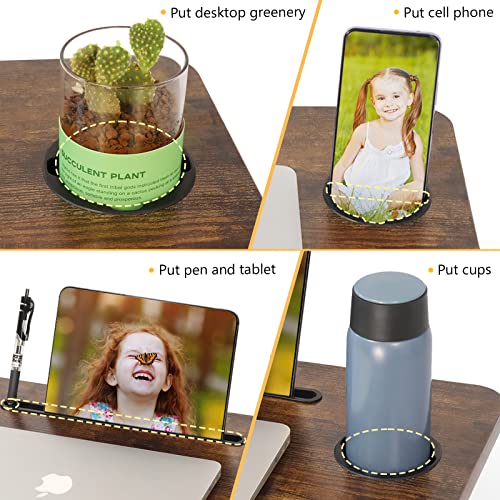 Laptop Stand for Bed,Folding Bedtray Table ,Notebook,Cup and Phone Holder,Portable Laptop Desk Watching and Eating for Bed,Couch,Floor