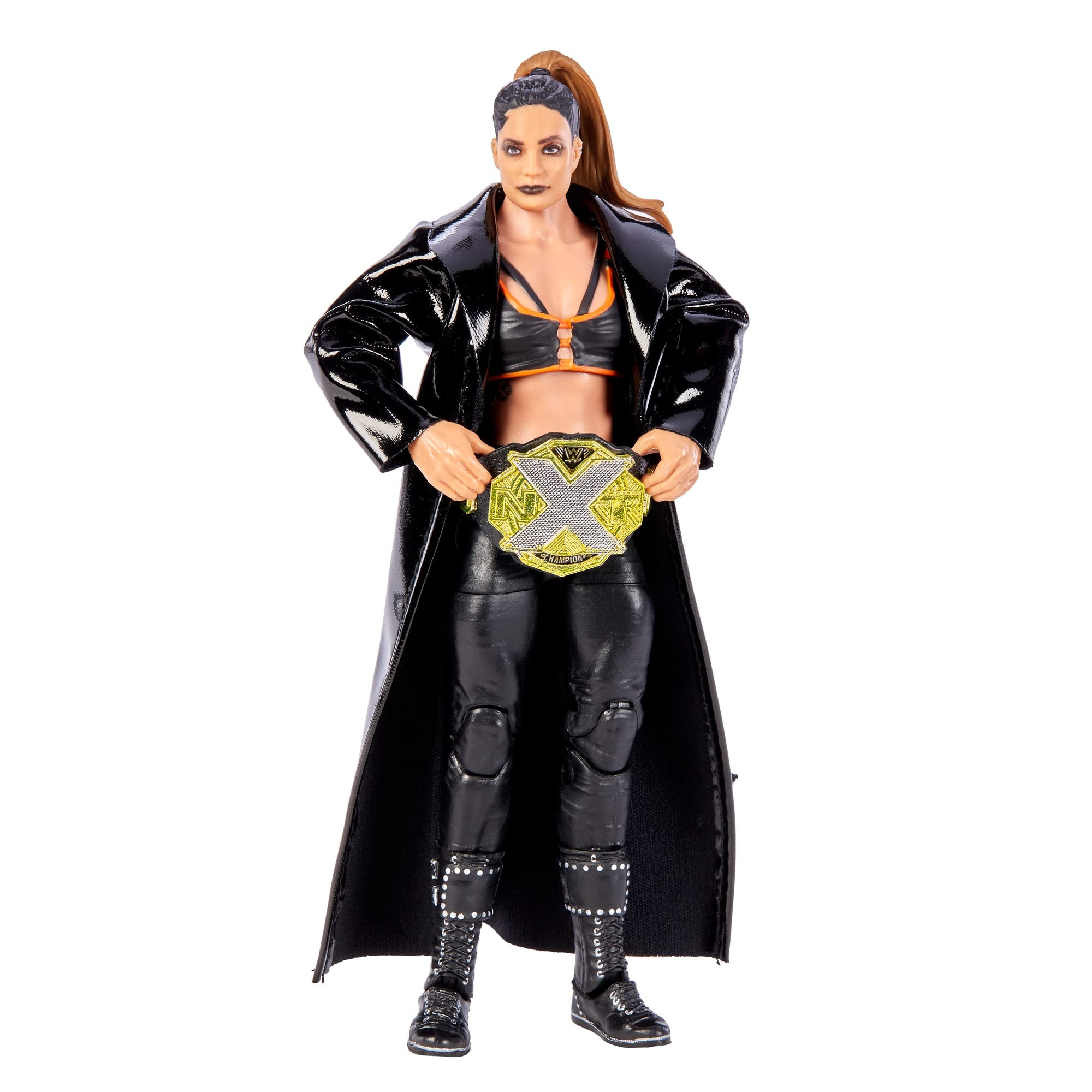 WWE Elite Collection Action Figure Raquel Gonzalez 6-inch Posable Collectible for WWE Fans Ages 8 Years Old & Up