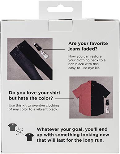 NAKOMA PRODUCTS 85857 RIT TIE DYE KIT BACK2BLACK, Back to Black