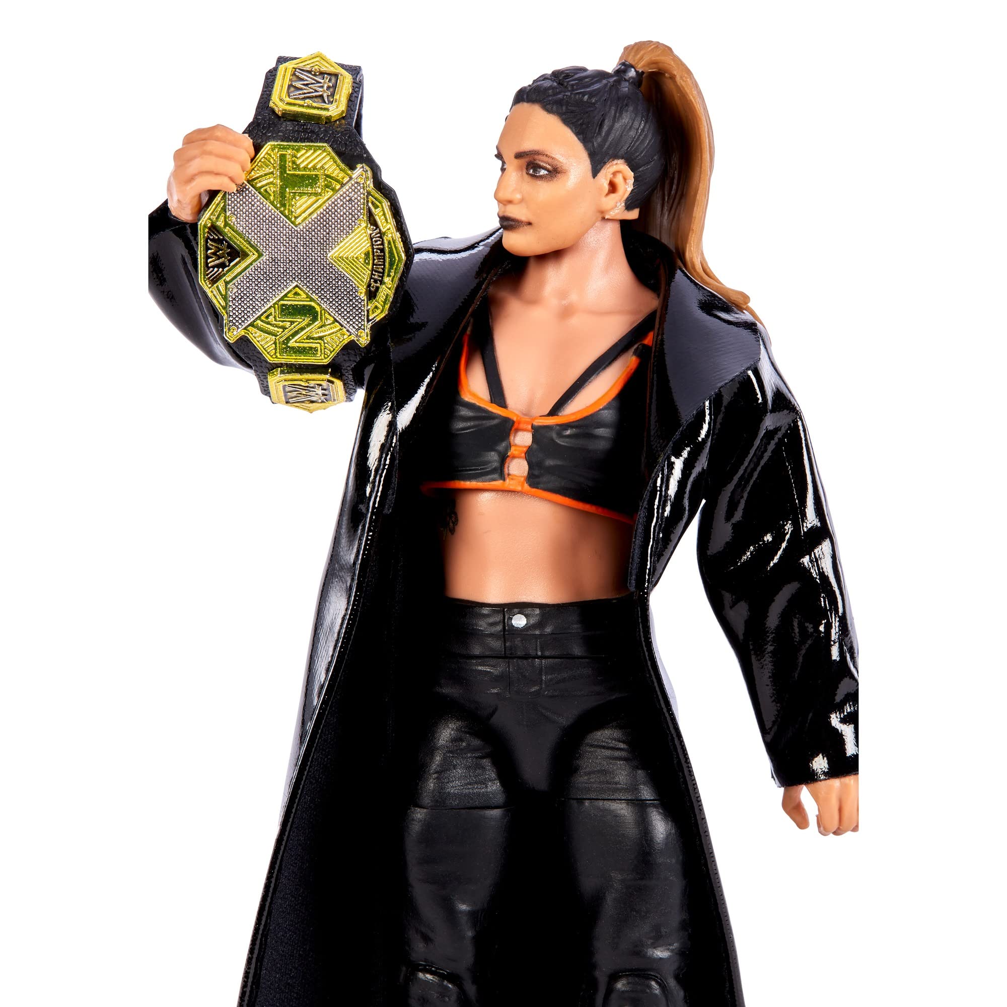 WWE Elite Collection Action Figure Raquel Gonzalez 6-inch Posable Collectible for WWE Fans Ages 8 Years Old & Up