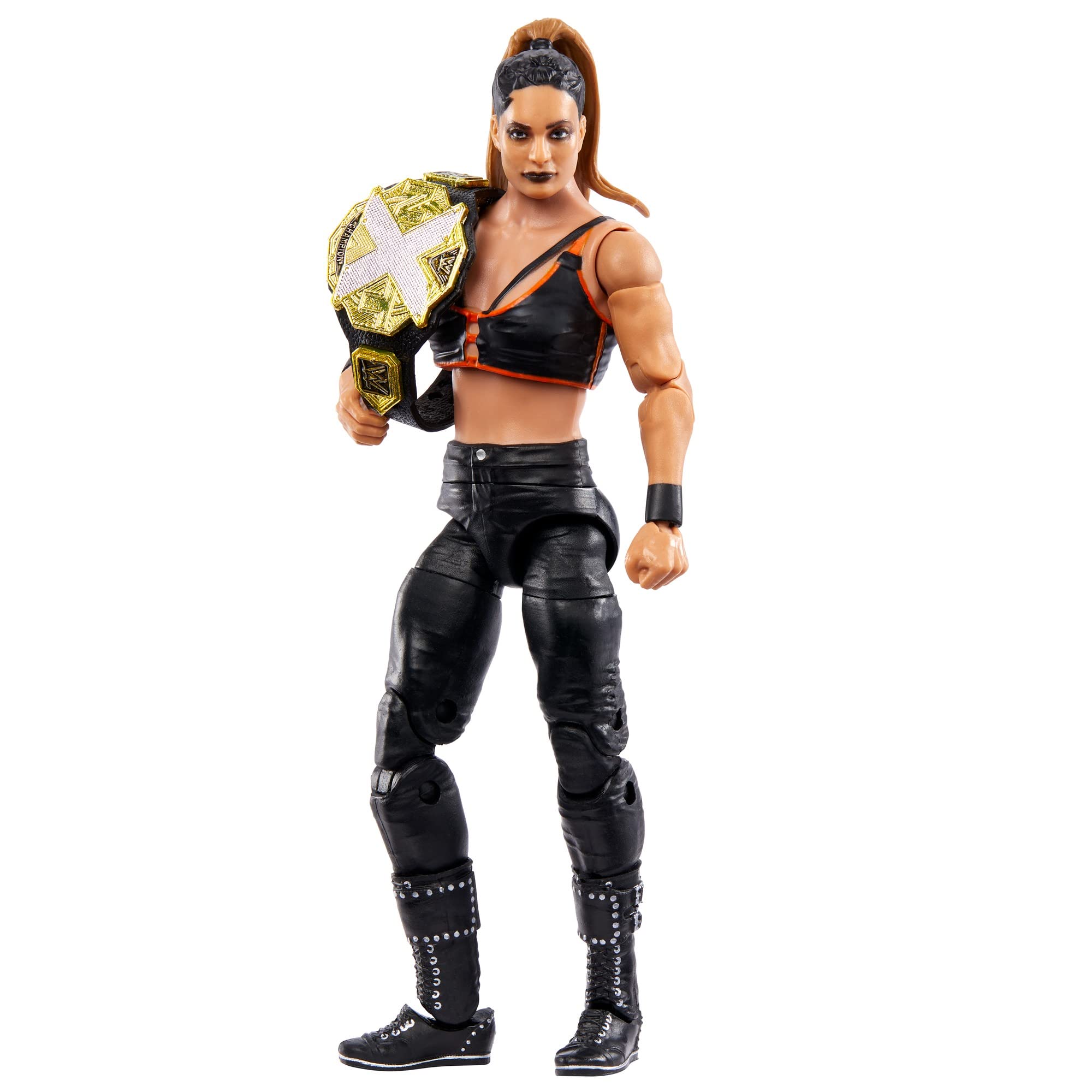 WWE Elite Collection Action Figure Raquel Gonzalez 6-inch Posable Collectible for WWE Fans Ages 8 Years Old & Up