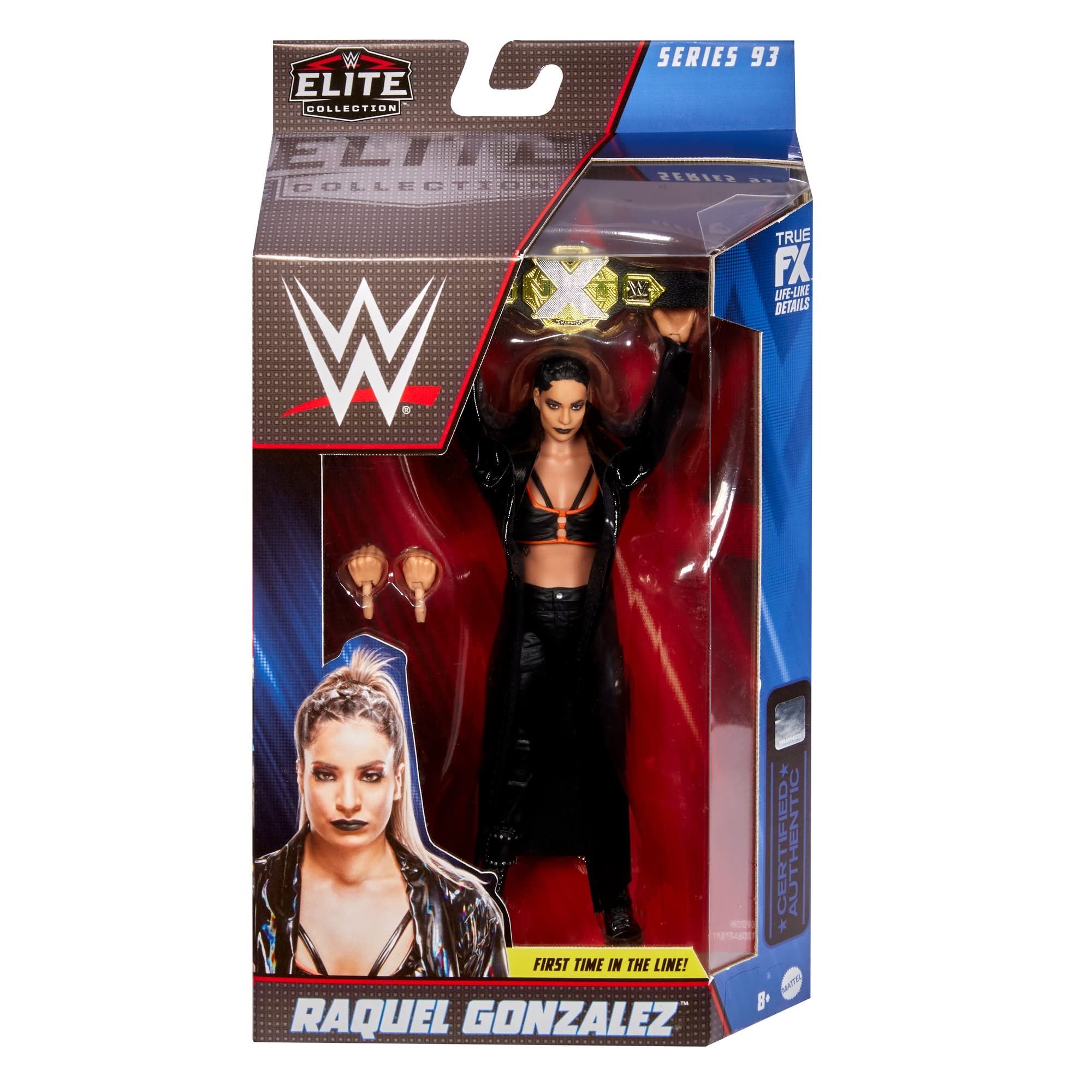 WWE Elite Collection Action Figure Raquel Gonzalez 6-inch Posable Collectible for WWE Fans Ages 8 Years Old & Up