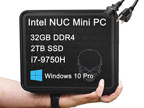 Intel NUC 9 NUC9i5QNX 6-Core i5-9300H, 32GB RAM, 2TB PCIe SSD, 2 x Thunderbolt, WiFi 6, HDMI, Windows 10 Pro Ghost Skull Canyon Extreme Gaming Box Elite Mini Tiny Business Desktop