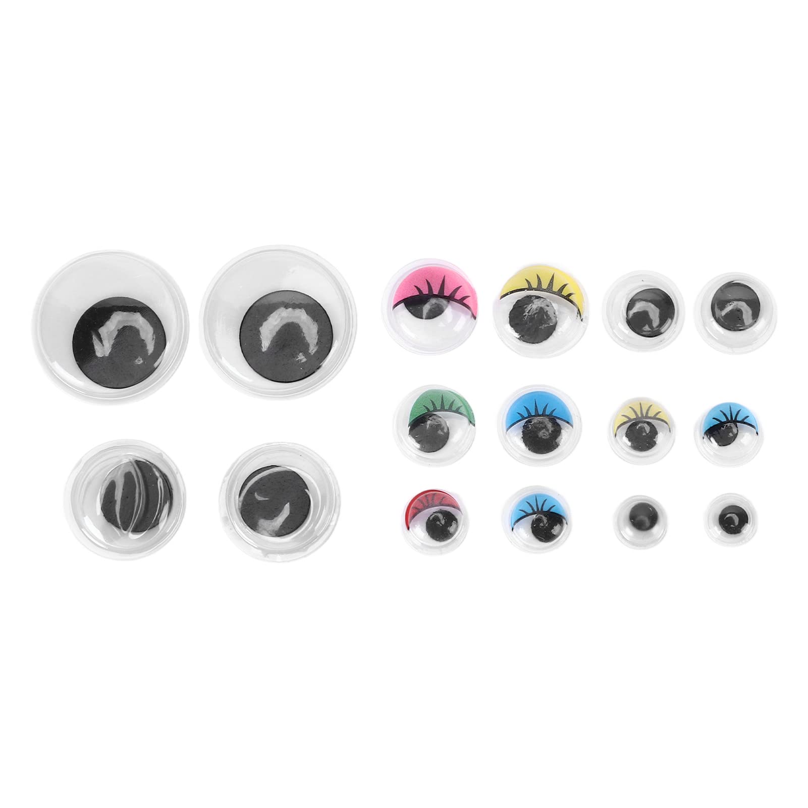 255PCS Wiggle Googly Eyes Self Adhesive Wiggle Eyes Halloween Horror Props for Halloween Accessories