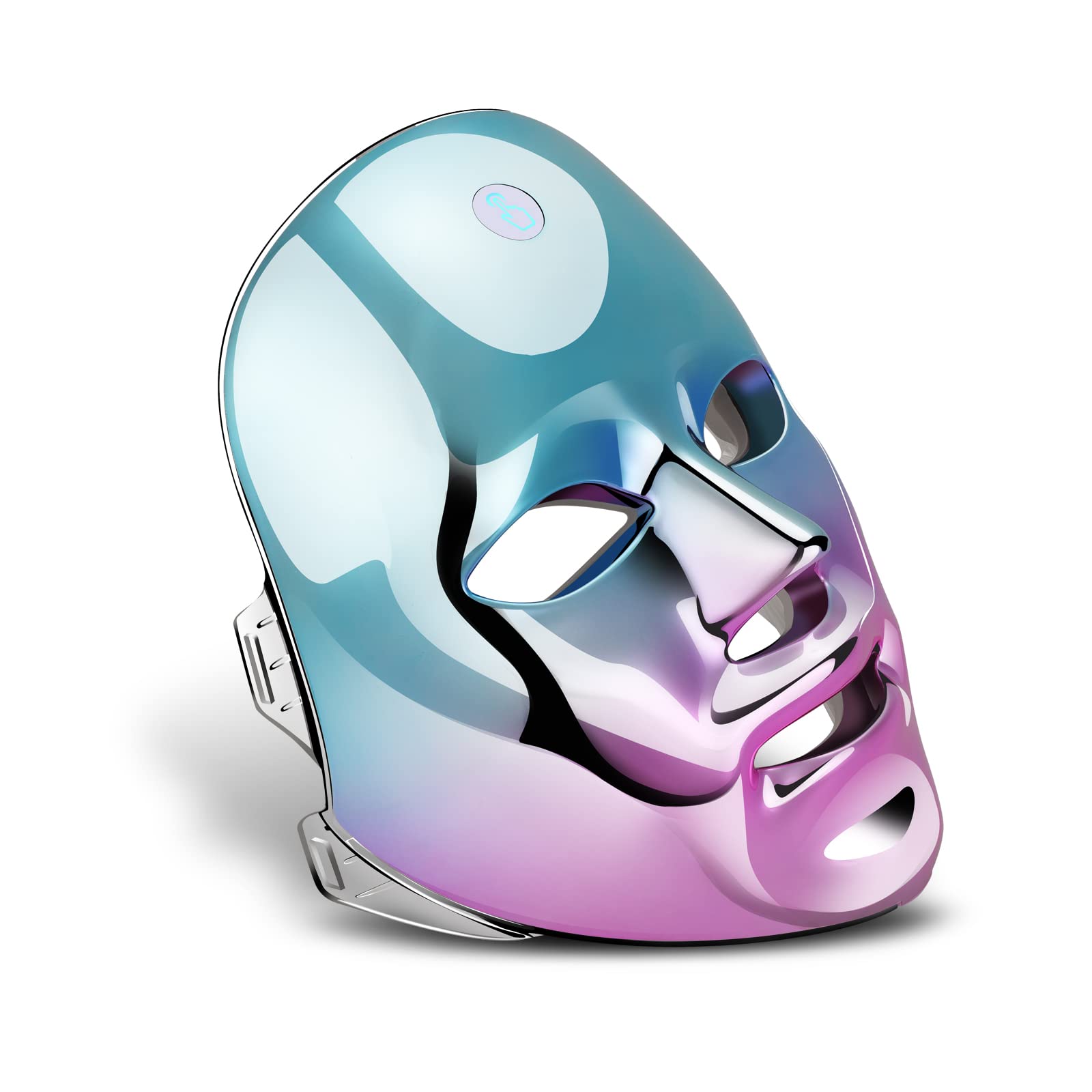 YUESUO LED Face Mask Light Therapy, Anti Aging Device 7 Color Spa Facial Mask for Skin Rejuvenation Acne Treatment