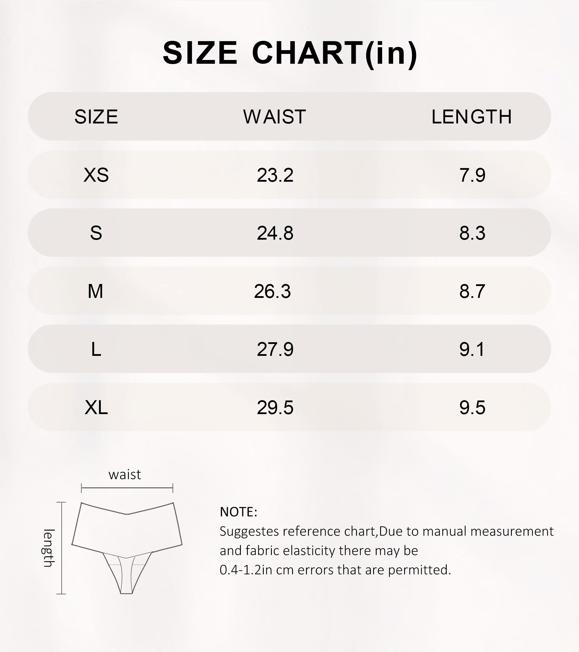 DEANGELMON Seamless Underwear for Women No Show Bikini Panties Comfortable Stretch Invisible Ladies Hipster Briefs 6 Pack Medium