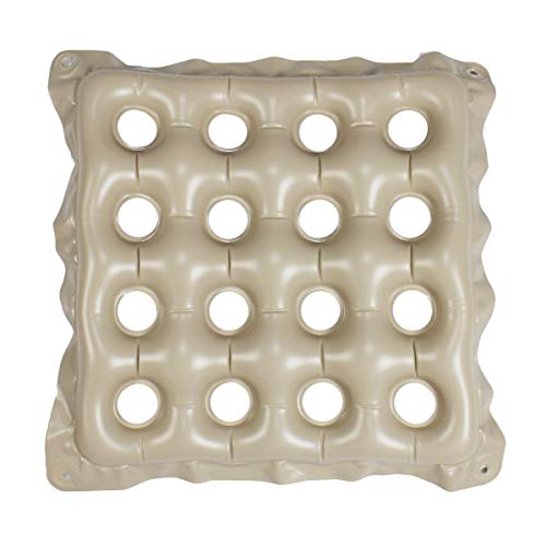 SUNSHINEMALL Inflatable Seat Cushion, Air Chair Cushions 19x19-inch PVC Square Seat Breathable and Comfortable for Office Chair, Car, Wheelchair and HomeοΌ19inchοΌ