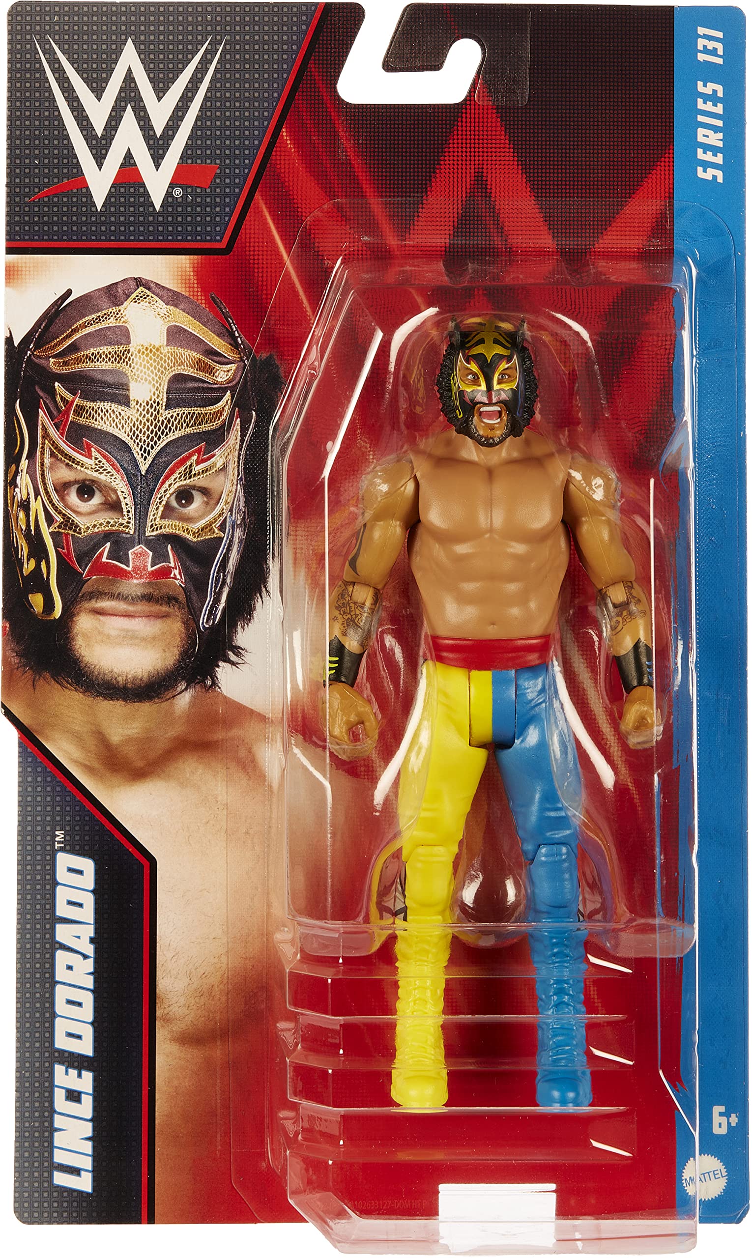 Mattel WWE Lince Dorado Action Figure, Posable 6-inch Collectible for Ages 6 Years Old & Up