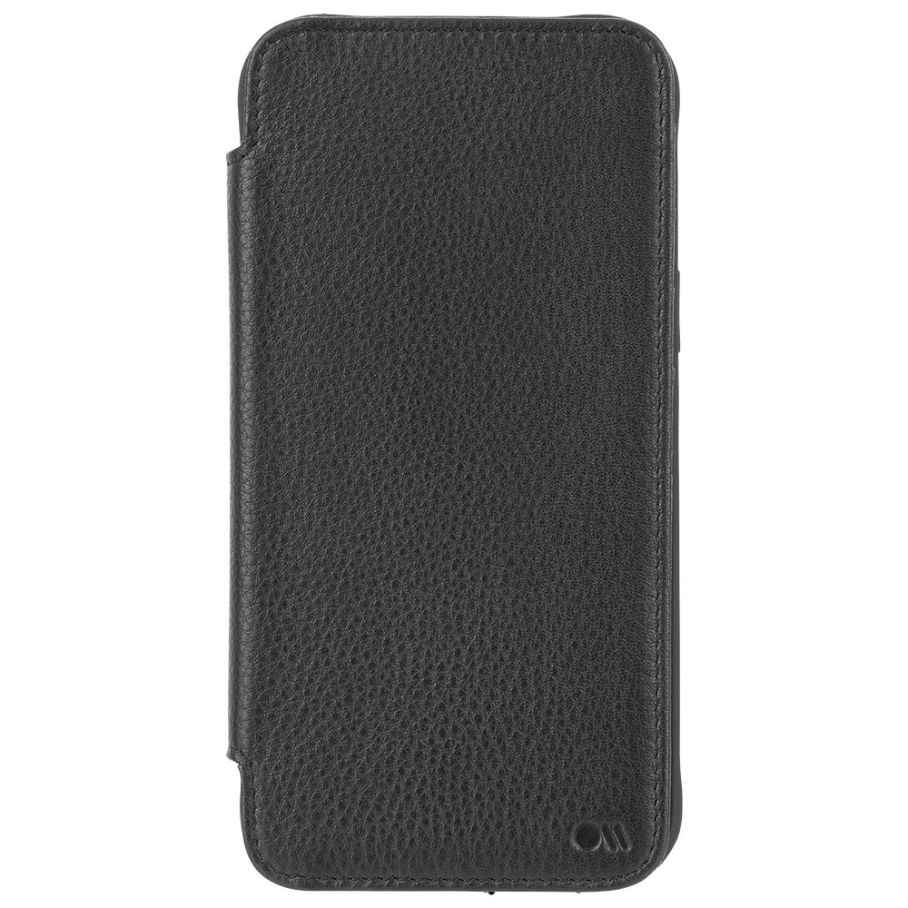 Case-Mate iPhone 13 Pro Max Case Wallet [10ft Drop Protection] [Compatible with MagSafe] Genuine Leather Black Phone Cover for iPhone 13 Pro Max with Landscape Stand and Card Holder