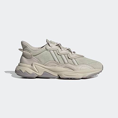 adidas Originals Women's Ozweego Ballet Flat, Boat Shoe, Clear Brown/Feather Grey/Wonder White, 8.5
