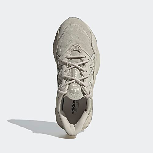 adidas Originals Women's Ozweego Ballet Flat, Boat Shoe, Clear Brown/Feather Grey/Wonder White, 8.5