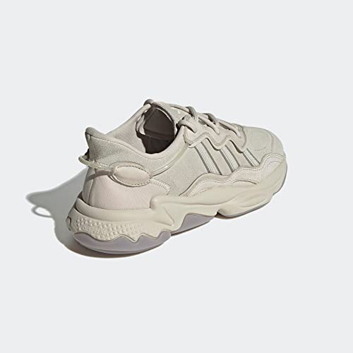 adidas Originals Women's Ozweego Ballet Flat, Boat Shoe, Clear Brown/Feather Grey/Wonder White, 8.5