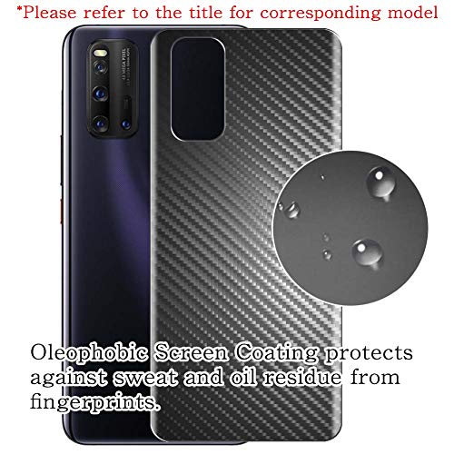 Puccy 2 Pack Back Protector Film, compatible with OPPO Reno Ace Black Carbon TPU Guard Cover ( Not Tempered Glass/Not Front Screen Protectors) New