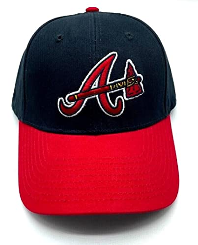 Fan Favorite Officially Licensed Atlanta Baseball Team Tomahawk Embroidered MVP Adjustable Hat Multicolour One Size