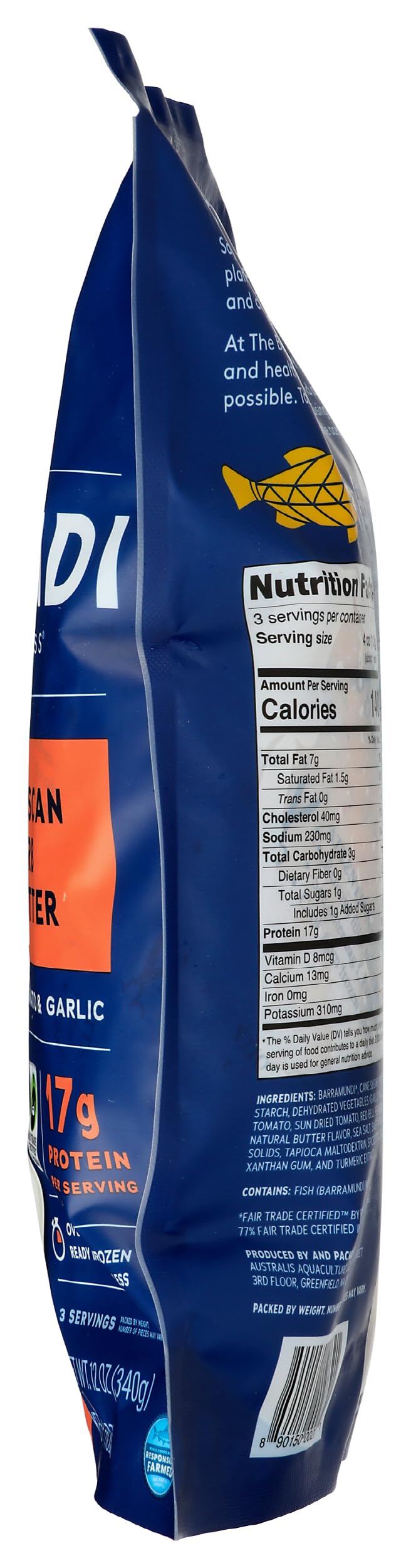 The Better Fish Tuscan Herb Barramundi Filet, 12 OZ