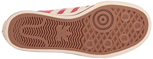 adidas Originals Nizza Skate Shoe, Crew Red/Tactile Red/Chalk White, 5.5 US Unisex Big Kid