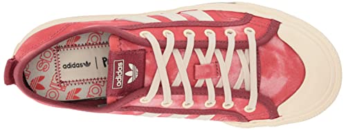 adidas Originals Nizza Skate Shoe, Crew Red/Tactile Red/Chalk White, 5.5 US Unisex Big Kid