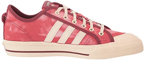 adidas Originals Nizza Skate Shoe, Crew Red/Tactile Red/Chalk White, 5.5 US Unisex Big Kid