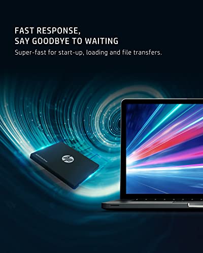 HP S650 960GB 2.5 Inch SATA III PC SSD Internal Solid State Hard Drive - 6 Gb/s, 3D NAND, Up to 560 MB/s for Laptop and Desktop Updating - 345N0AA#ABA