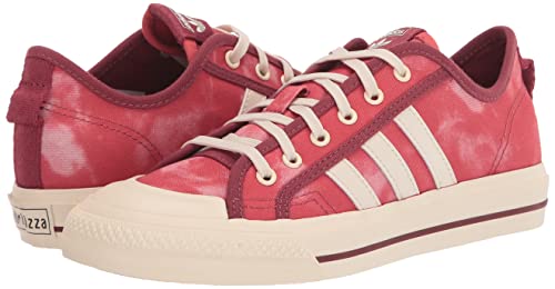 adidas Originals Nizza Skate Shoe, Crew Red/Tactile Red/Chalk White, 5.5 US Unisex Big Kid