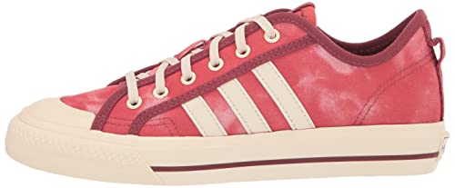 adidas Originals Nizza Skate Shoe, Crew Red/Tactile Red/Chalk White, 5.5 US Unisex Big Kid